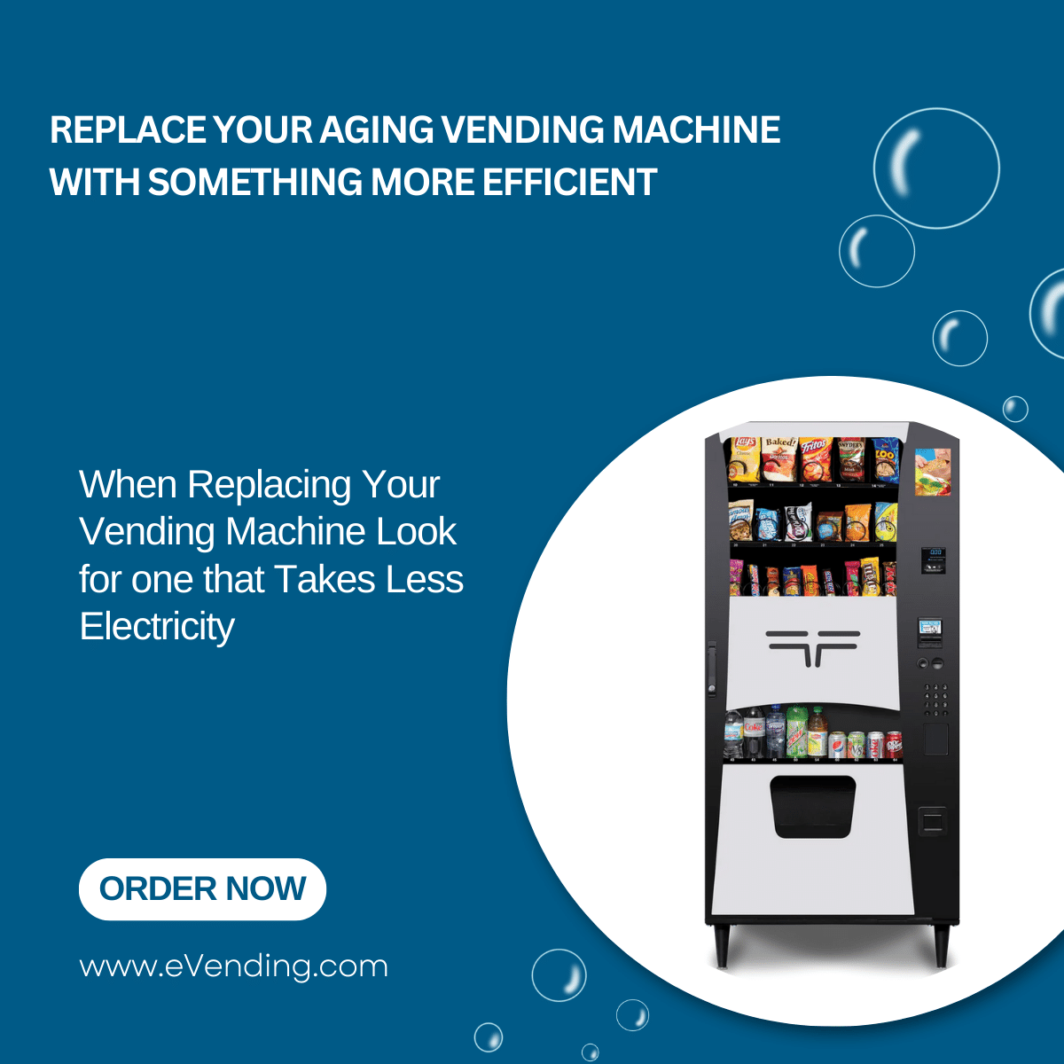 Replace Your Old Vending Machine with a More Efficient One – eVending.com